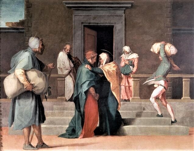 Visitazione di Andrea del Sarto o Pontormo della Galleria Spada di Roma ...