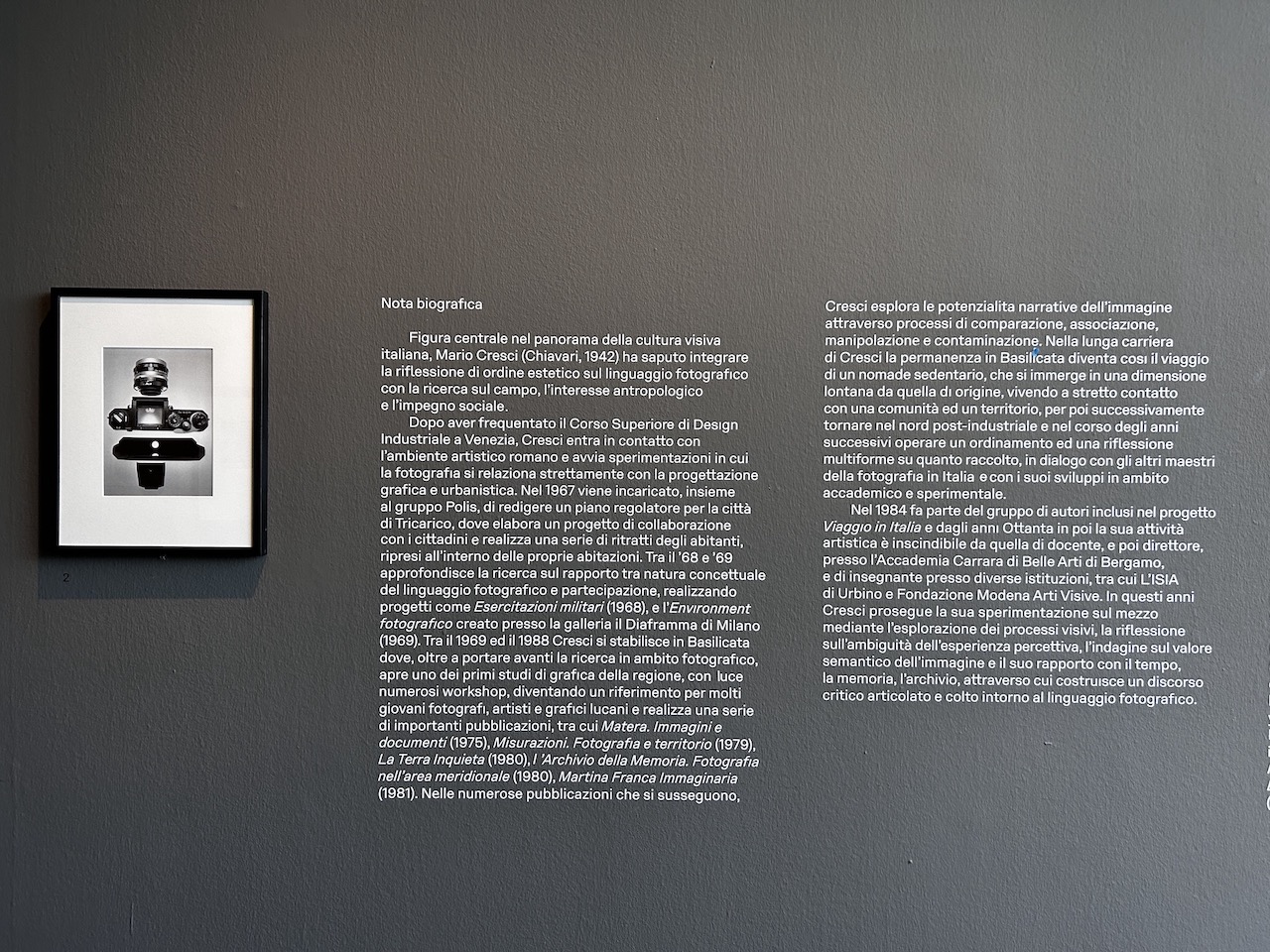 Mario Cresci al MAXXI di Roma. Con l’arte cresci tu e il tuo territorio ...