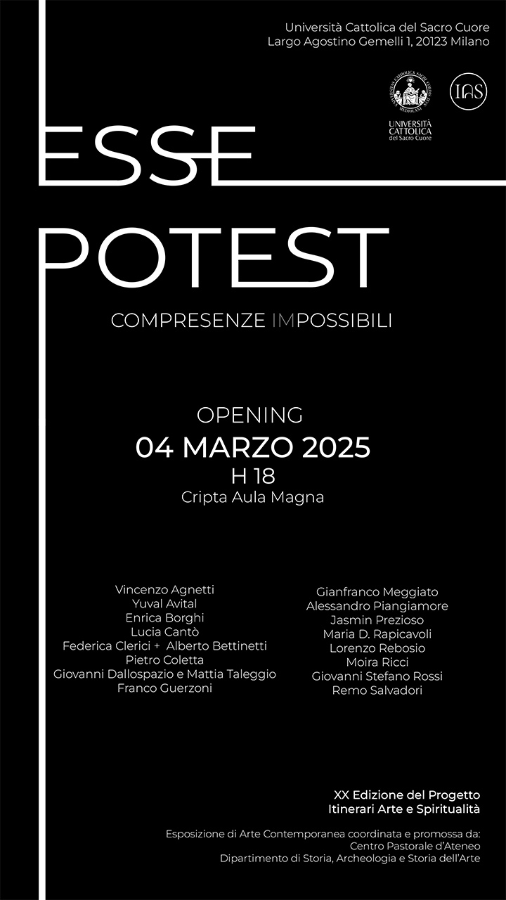 Itinerari Arte e Spiritualità: Esse Potest - Compresenze Impossibili ...